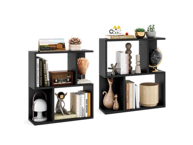 Click here for Giantex 3-Tier S-Shaped Bookshelves Set of 2  Mode... prices