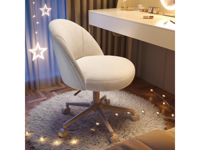 Click here for EnHomee Vanity Chair with Wheels  Small Office Cha... prices