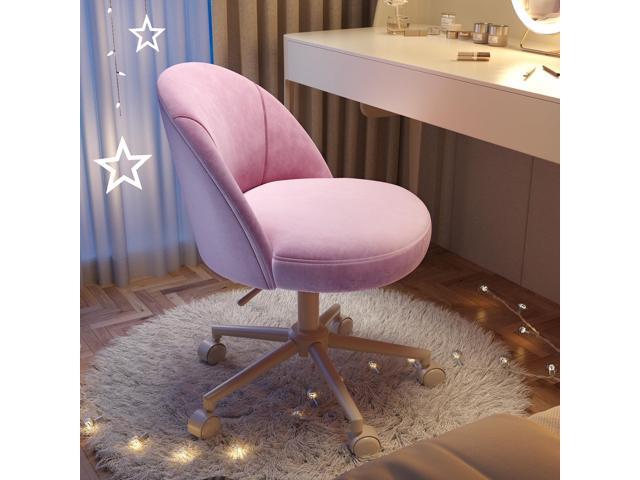 Click here for EnHomee Vanity Chair with Wheels  Comfy Office Cha... prices