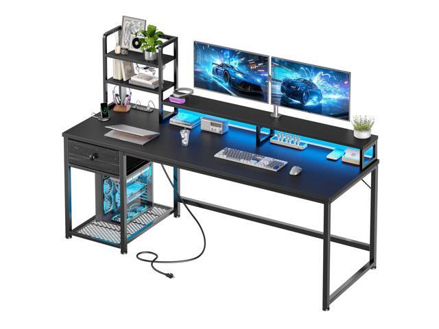 Click here for EnHomee 55 Inch Gaming Desk with Hutch and Drawers... prices
