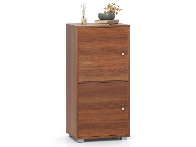 Click here for Giantex 2-Cube Bookcase with Doors  Stackable Stor... prices