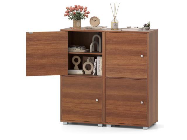 Click here for Giantex 2-Cube Bookcase with Doors Set of 2  Stack... prices