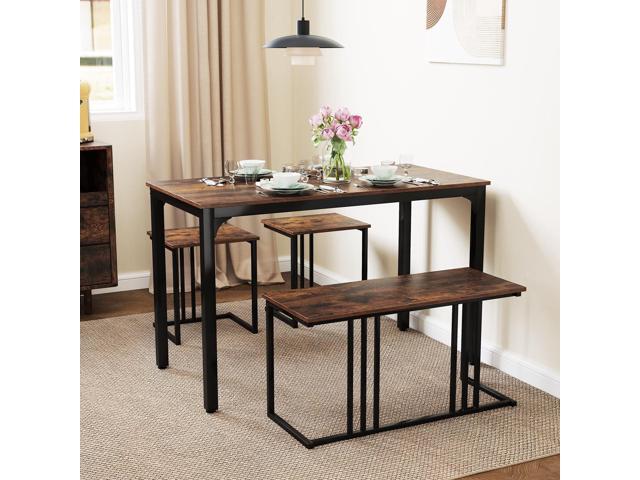 Click here for GOFLAME 4-Piece Dining Table Set for 4  Rectangula... prices