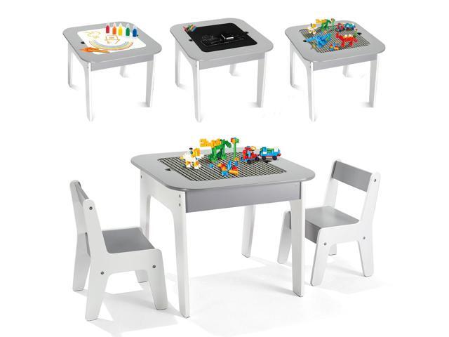 Click here for JOYMOR Toddler Table and Chair Set with Storage  4... prices