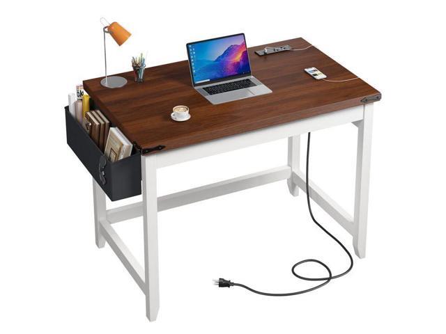 Click here for EnHomee 32 Inch Small Desk with Storage Bag Detach... prices