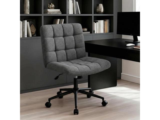 Click here for Wide Seat Desk Office  Criss Cross Chair with Whee... prices