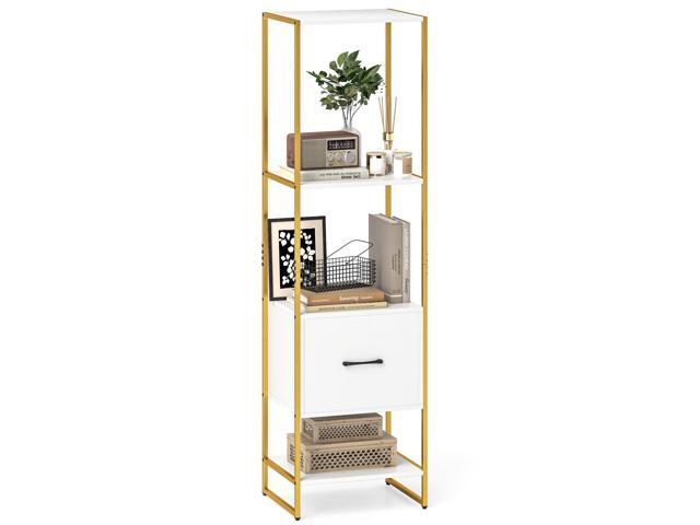 Click here for Giantex 5-Tier Bookshelf with Drawer  Narrow Bookc... prices