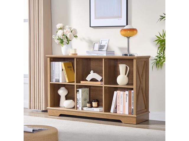 Click here for Farmhouse 6 Cube Bookshelf  Storage Organizer Book... prices