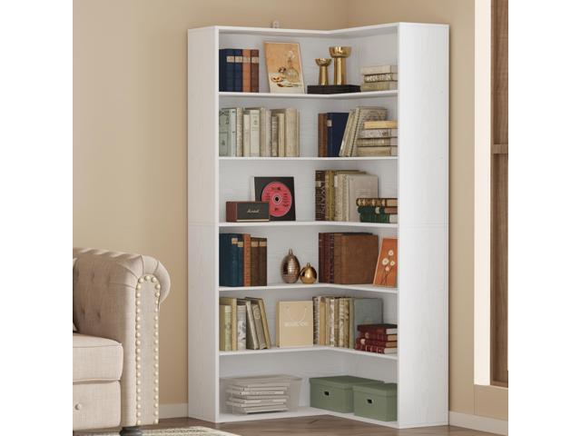 Click here for ANCTOR Corner Bookshelf  6 Tiers Corner Bookcases... prices