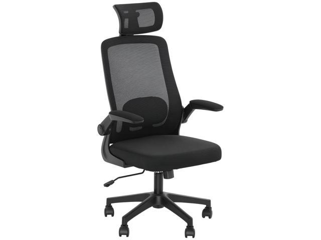 Click here for HOMCOM Office Chair  High Back Desk Chair with Fli... prices