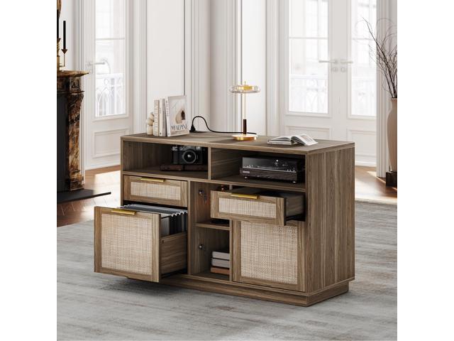 Click here for 4 Drawer File Cabinet  Fluted Wood Lateral Filing... prices