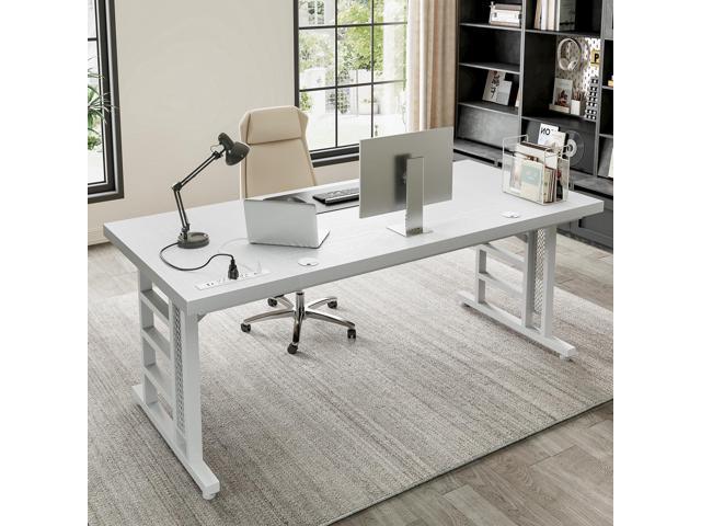 Click here for Coleshome 71 Inch Executive Desk with USB Ports  L... prices