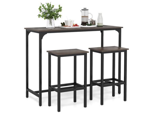 Click here for COSTWAY 3-Piece Dining Table Set  47.5 Industrial... prices