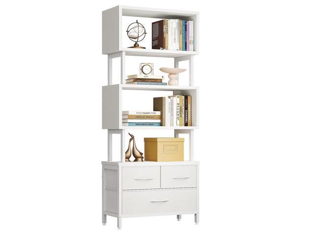 Click here for Casaottima 7 Tier Bookshelf  Tall Geometric Bookca... prices