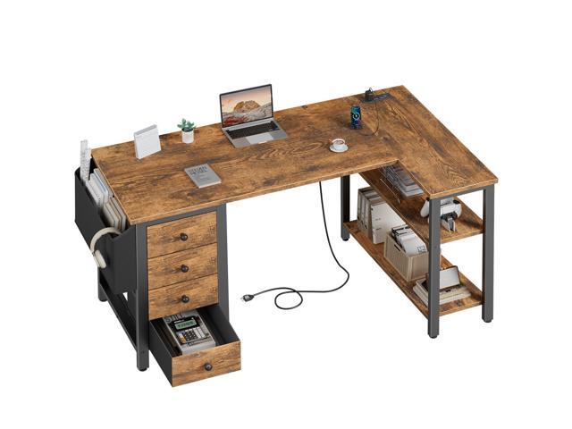 Click here for DLisiting L Shaped Computer Desk with Drawers - 47... prices