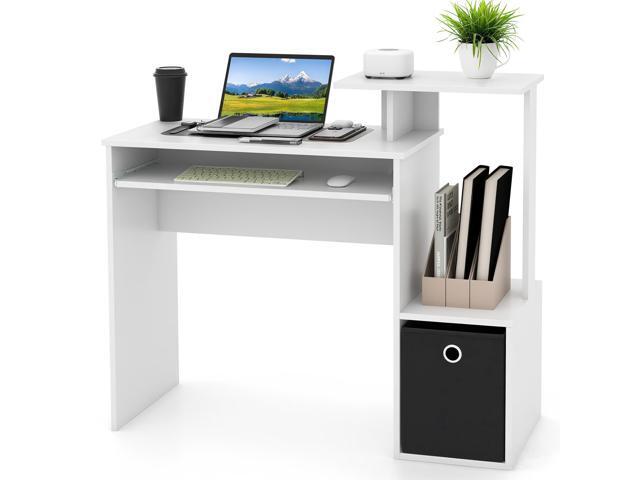 Click here for Giantex White Computer Desk with Drawers & Keyboar... prices