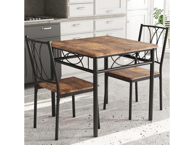 Click here for GAOMON 3-Piece Dining Table Set for 2  Square Spac... prices