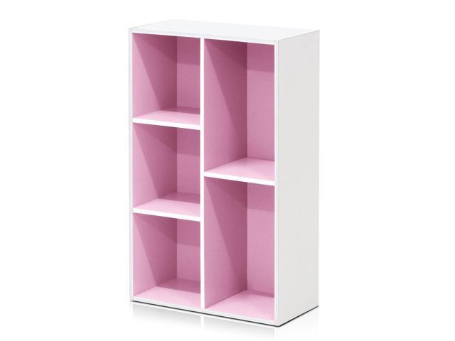 Click here for VooBang 5-Cube Reversible Open Shelf  White & Pink... prices