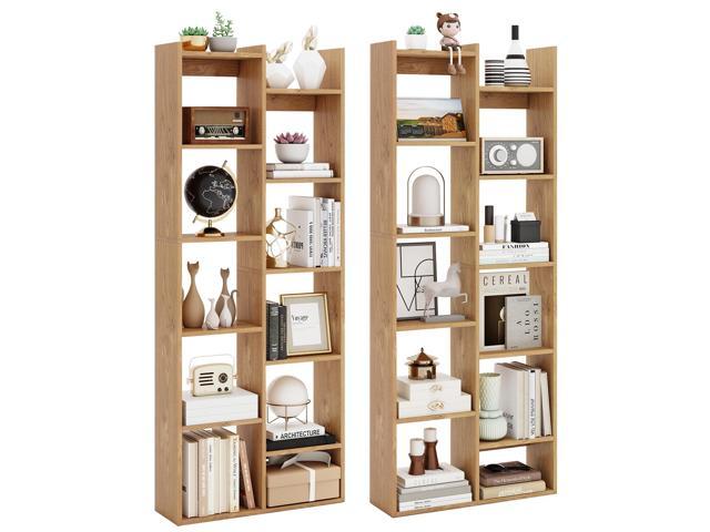 Click here for Giantex 64 Bookcase Set of 2  Modern Bookshelf wit... prices