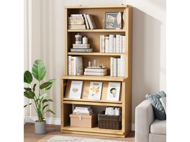 Click here for Rresyet 5 Tier Bookcase with Flip-Flop Design  71... prices