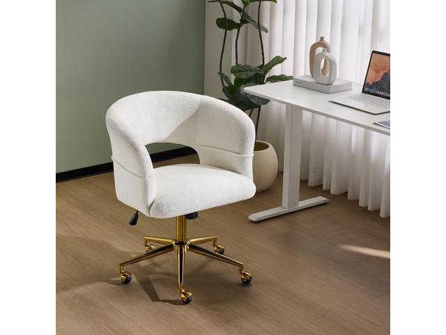 Click here for VINGLI Modern Curved Office & Vanity Desk Chair  C... prices