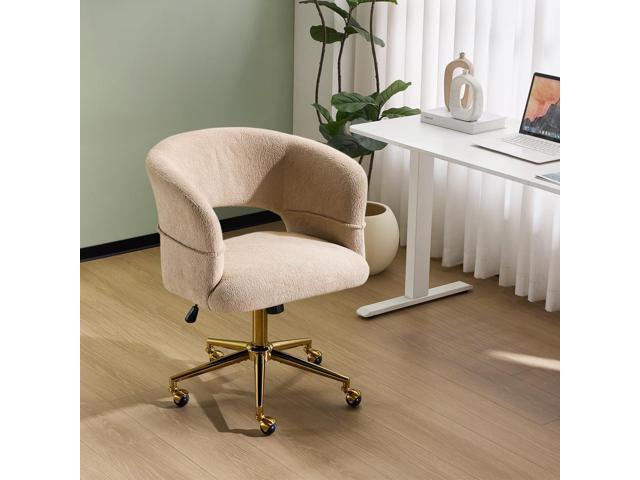 Click here for VINGLI Modern Curved Office & Vanity Desk Chair  C... prices