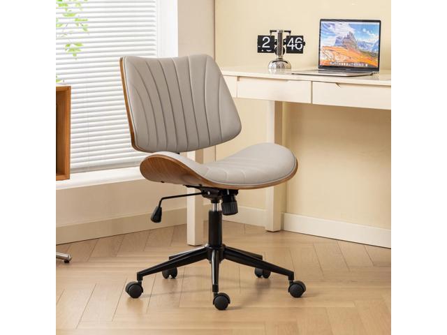 Click here for EROMMY Armless Office Desk Chair Wooden Back Small... prices
