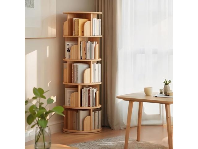 Click here for 6 Tier Rotating Bookshelf with Drawer  360° Displa... prices