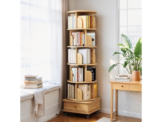 Click here for 5 Tier Rotating Bookshelf  360° Display Round Spin... prices