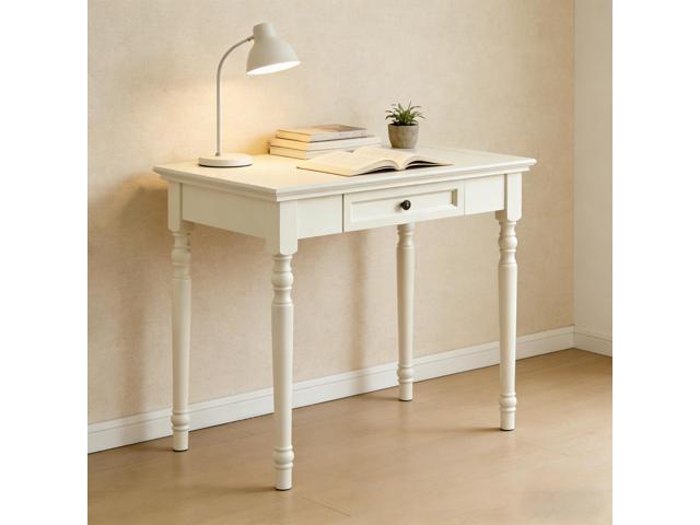 Click here for ADORZ White Desk with Drawers  35 Inch Home Office... prices