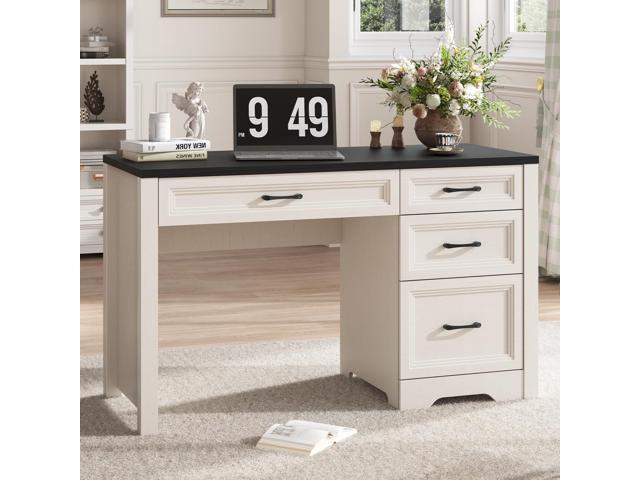 Click here for Vabches Farmhouse Executive Desk with Drawers  Hom... prices