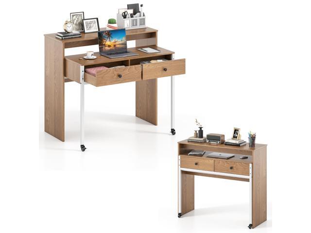 Click here for Giantex Small Computer Desk with Hutch & Drawers... prices