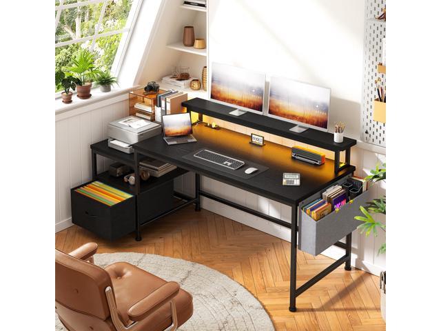 Click here for Gaming Desk with Monitor Stand Computer Desk with... prices