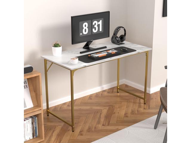 Click here for 47 Inch Computer Desk with Wood Board and Metal Fr... prices