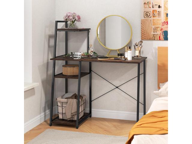 Click here for POWERSTONE 40 Computer Desk with 4-Tier Storage Sh... prices