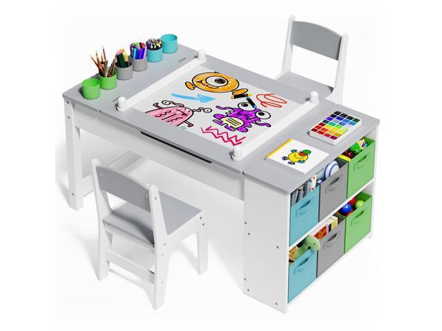 Click here for Gizoon Kids Art Table and Chairs with Removable Ta... prices