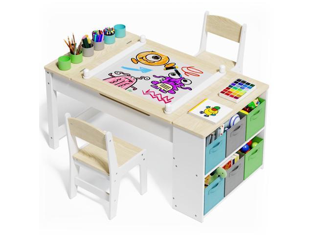 Click here for Gizoon Kids Art Table and Chairs with Removable Ta... prices