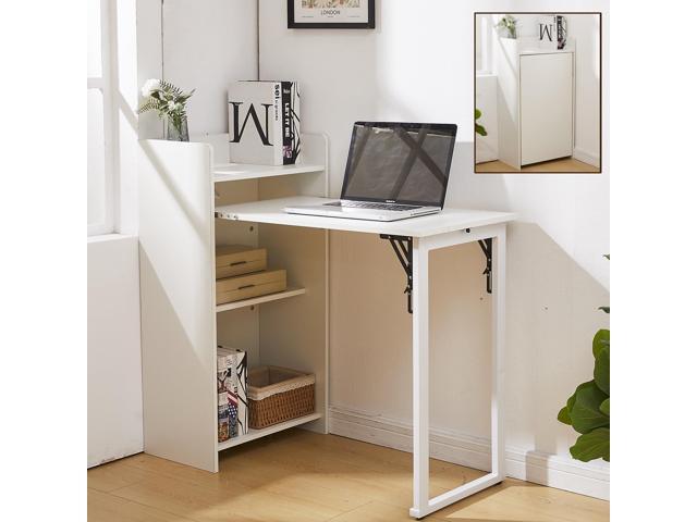 Click here for Foldable Desk Hidden Desk with Storage and Built-i... prices