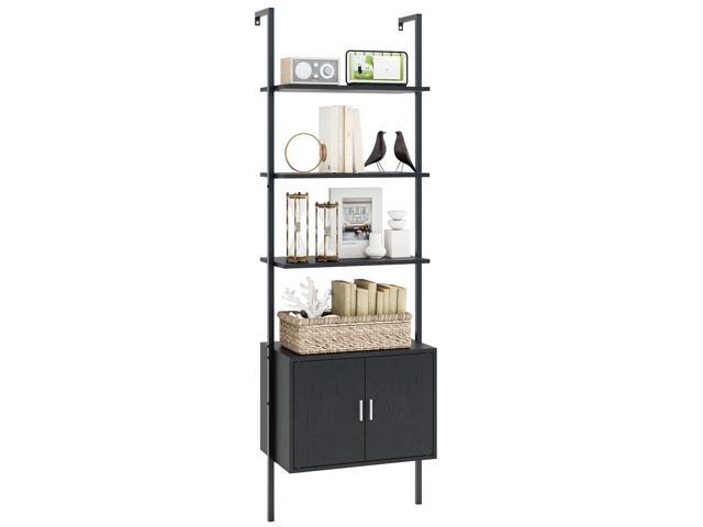 Click here for Giantex 72.5 Ladder Bookshelf with Cabinet  5-Tier... prices