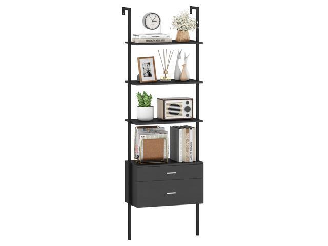 Click here for Giantex 6-Tier Ladder Bookcase with 2 Drawers  72.... prices