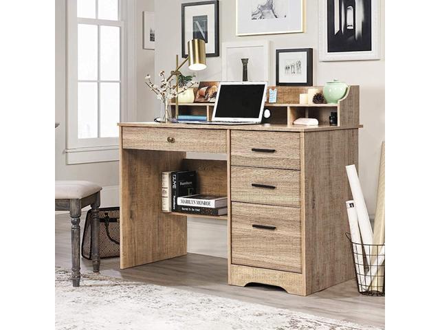 Click here for Catrimown Computer Desk with 4 Drawers and Hutch... prices