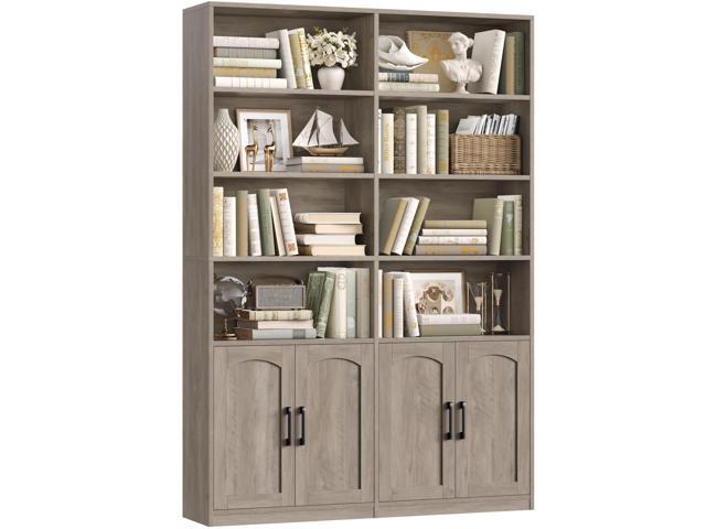 Click here for FACBOTALL Bookshelf and Bookcase with Doors  6 Tie... prices