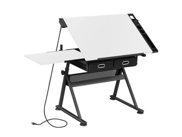 Click here for Drafting Table Drawing Desk w/Power Outlet  Art &... prices