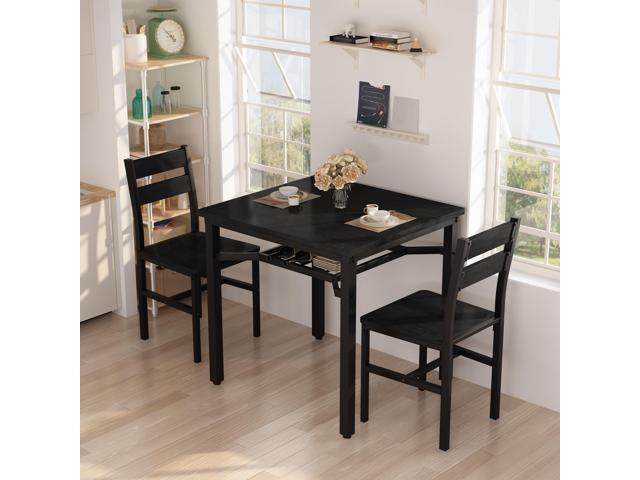 Click here for Hooseng 3 Piece Dining Table Set for 2  Small Wood... prices