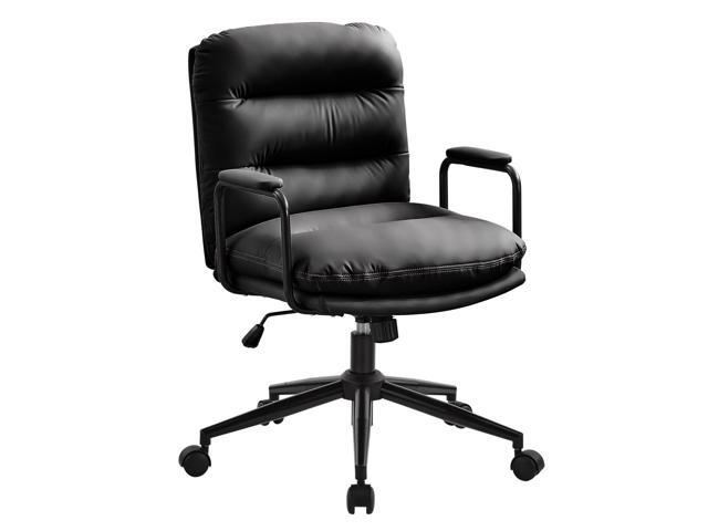 Click here for Furniliving Leather Home Desk Chair  Comfortable E... prices