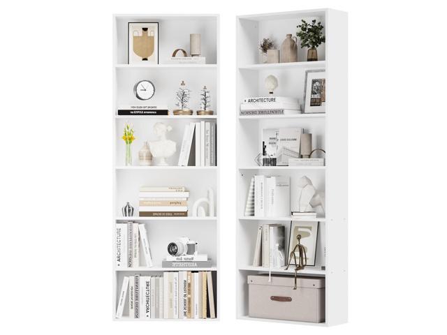Click here for oneinmil Bookshelf 6-Tier Set of 2 Open Bookcase a... prices
