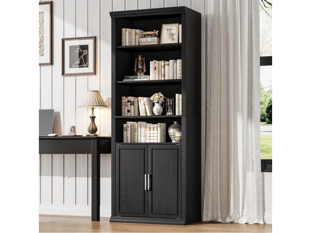 Click here for Rresyet 28 W Bookcase with Doors  Modern Tall Book... prices