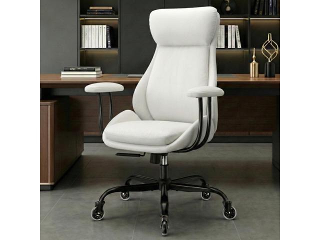 Click here for Office Chair  Leather Desk Chair with Rubber Wheel... prices