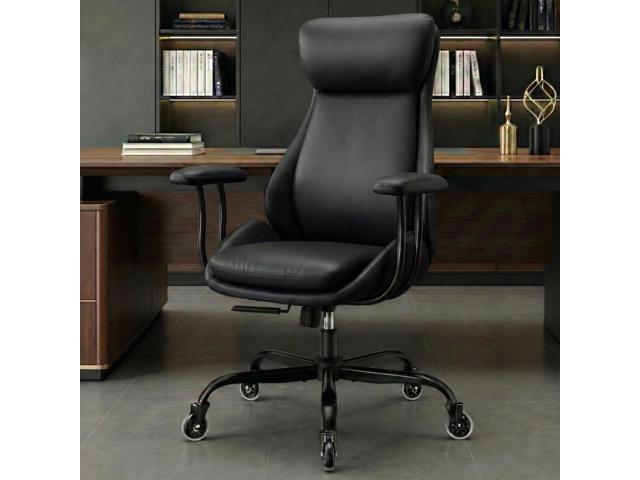 Click here for Office Chair  Leather Desk Chair with Rubber Wheel... prices