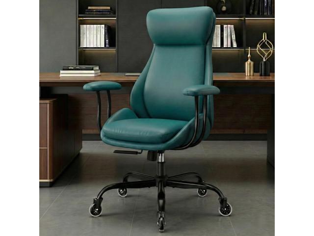 Click here for Office Chair  Leather Desk Chair with Rubber Wheel... prices
